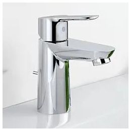 Grohe BauEdge Waschtischarmatur 23328000 mit Ablaufgarnitur, Wasserhahn, Bad