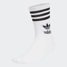 Adidas 3-Streifen Crew Socken, 6 Paar
