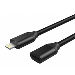 1 m Lightning-Verlängerungskabel für iPhone iPad, iPhone-Verlängerungskabel, Apple MFi-zertifizierte Buchse auf Stecker, Pass, Audio, Video, Musik,