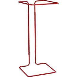 Mottez Müllsackträger, stationär, Volumen bis 400 l, rot