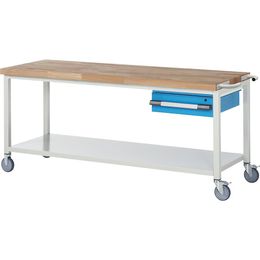 Fahrbare Werkbank Serie 8000, Gestellbauweise eurokraft pro