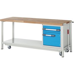 Fahr- und absenkbare Werkbank, Gestellbauweise Serie 8000 eurokraft pro