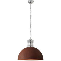 Lampe Frieda Pendelleuchte 51cm rostfarbend 1x A60, E27, 60W, geeignet für Normallampen (nicht enthalten) Kette ist kürzbar - Brilliant