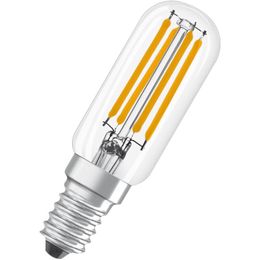 LED-Röhrenlampe fm E14 4,2W e 2700K ws 470lm kl Filamentlampe 300° ac Ø25x83mm - weiß - LEDVANCE