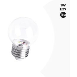 LED-Glühbirne E27 1W Transparent