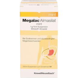 HERMES Arzneimittel Megalac Almasilat mint Suspension 250 ml