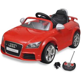 Aufsitzauto für Kinder Audi tt rs mit Fernsteuerung Rot vidaXL