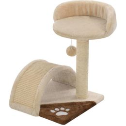 vidaXL - Katzen-Kratzbaum Sisal 40 cm Beige und Braun