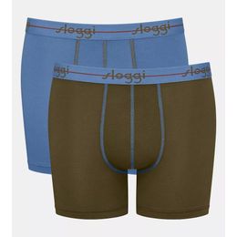 Sloggi Boxer shorts male Blue, Green size 4