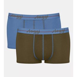 Sloggi Boxershorts 'Start' Herren Gr&ouml;&szlig;e XL blau / oliv / rot