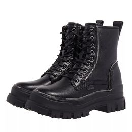 Buffalo Stiefel & Boots - Aspha Rld Zip - Gr. 37 (EU) - in Schwarz - für Damen