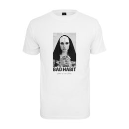 Mister Tee Shirt 'Bad Habit' male White size 5XL