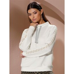 CRÉATION L Sweatshirt CREATION L Gr. 36, beige (ecru) Damen Sweatshirts