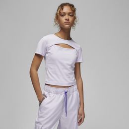 Jordan Sport Keyhole-Oberteil für Damen - Lila