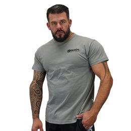 BRACHIAL THE LIFESTYLE COMPANY T-Shirt Brachial T-Shirt "Core" grau L, L
