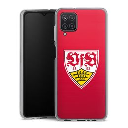 DeinDesign Galaxy A12 Handy Silikon H&uuml;lle Case transparent Handyh&uuml;lle Logo Official Licensed Product Vfb Stuttgart Silikon Case
