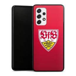 DeinDesign Galaxy A53 5G Handy Silikon H&uuml;lle Case schwarz Handyh&uuml;lle Vfb Stuttgart Official Licensed Product Logo