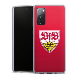 DeinDesign Galaxy S20 FE 5G Handy Silikon H&uuml;lle Case transparent Handyh&uuml;lle Vfb Stuttgart Official Licensed Product Logo Silikon Case