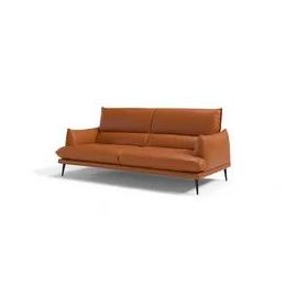 2,5-Sitzer Egoitaliano "FUNNY, hochwertiges und aktuelles Design, bequeme Rückenlehne" Sofas Gr. B/H/T: 210cm x 90cm x 95cm, Leder, bunt (brick) toller Sitzkomfort