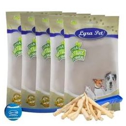 5 kg LYRA PET® Ochsenschwanz weiß + Ballschleuder