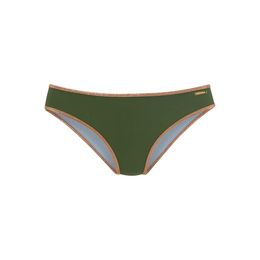 Bruno Banani Bikinihose Damen Gr&ouml;&szlig;e XS bronze / dunkelgr&uuml;n