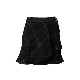 Iro Rock Damen Größe 34 schwarz / silber