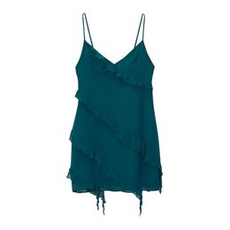 Pull&Bear Pull&Bear Kleid Damen Größe 34 petrol
