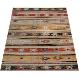 Teppich Paco Home "Artigo 402" Teppiche Gr. B/L: 240 cm x 340 cm, 4 mm, 1 St., bunt (mehrfarbig) Kurzflor, Orient-Optik, Vintage Design, In- und Outdoor geeignet