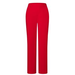 Bootcuthose MAC "CHIARA" Gr. 42, Länge 32, rot (rubyred) Damen Hosen Bootcut-Form in figurbetonter Form