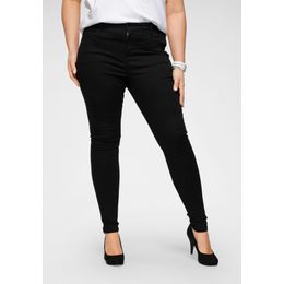 LEVI'S® PLUS Skinny-fit-Jeans LEVI'S PLUS "720 High-Rise" Gr. 14 (44), Länge 27, schwarz (black) Damen Jeans mit hoher Leibhöhe