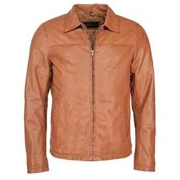 Lederjacke JCC "Luca" Gr. 48, braun (cognac) Herren Jacken