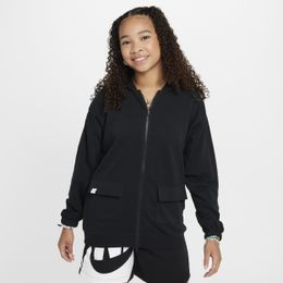 Nike Sportswear Dri-FIT Oversize-Fleece-Hoodie (Mädchen) - Schwarz