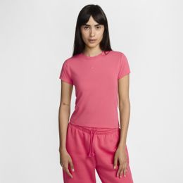 Nike Sportswear Chill Knit Damen-T-Shirt - Pink