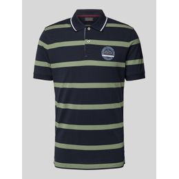 Christian Berg Regular Fit Poloshirt mit Motiv-Print