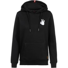 Kleinigkeit Keine Probleme Hoodie Damen - schwarz - Gr. S - Baumwolle/Polyester
