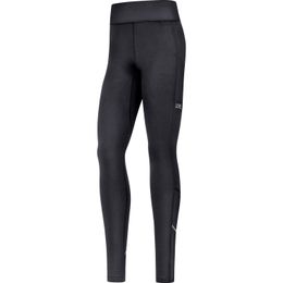 Gore Wear Gorewear r3 Thermo Lauftights Damen - schwarz - Gr. 34 - Polyester/Elastan