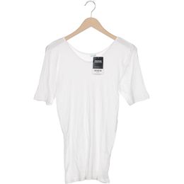 Ulla Popken Damen T-Shirt, weiß, Gr. 46