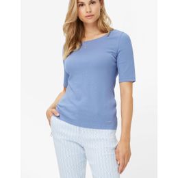 Brax Damen Shirt Style CORA, Blau, Gr. 34