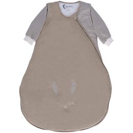 Babyschlafsack Sterntaler "Happy" Schlafsäcke Gr. 110, beige (natur) Baby Babyschlafsäcke