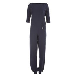 Jumpsuit WINSHAPE "WJS2" Gr. XL, Normalgrößen, blau (night blue) Damen Overalls ¾-Arm