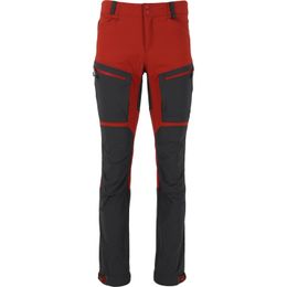 Cargohose WHISTLER "Kodiak" Gr. 12, EURO-Größen, rot (rot, schwarz) Herren Hosen mit atmungsaktiver Eigenschaft