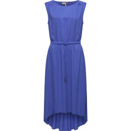 Sommerkleid Ragwear "Sirocco" Gr. L (40), Normalgrößen, blau Damen Kleider Knielange stylisches Shirtkleid mit Taillenband