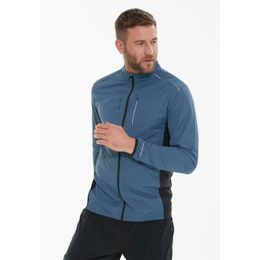 Laufjacke ELITE LAB "Shell Heat X1 Elite" Gr. L, blau Herren Jacken mit wind- und wasserdichter Funktion