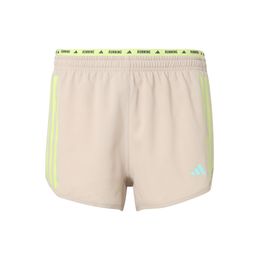 adidas Performance Sportshorts 'Own the Run' Damen Gr&ouml;&szlig;e XXXL/4XL beige / aqua / limone