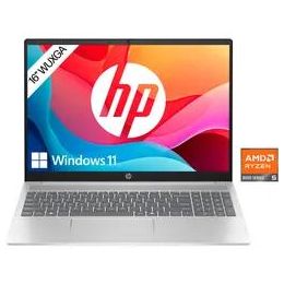 HP Notebook "Pavilion 16-ag0254ng" Notebooks Gr. 16 GB RAM 512 GB SSD, Ryzen 5, Windows 11 Home, beige (natural silver)