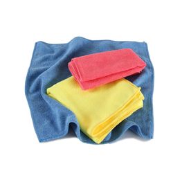 TecTake&reg; 200er Set Mikrofasert&uuml;cher, f&uuml;r gr&uuml;ndliche und streifenfreie Reinigung, langlebig dank vern&auml;htem Rand, 35 x 35 cm