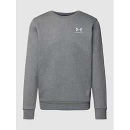 Under Armour Sweatshirt mit Label-Print Modell 'Essential'