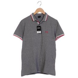 BOSS Green Herren Poloshirt, grau, Gr. 52