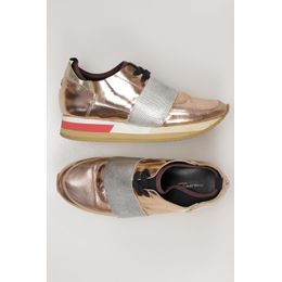 Philippe Model Damen Sneakers, gold, Gr. 38