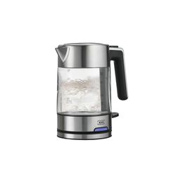 KHG Wasserkocher WK-106 GE ¦ silber ¦ Edelstahl,Kunststoff,Glas ¦ Maße (cm): B: 19,5 H: 21 T: 12.5 » Höffner